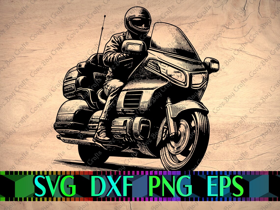 Goldwing SVG DXF EPS Png Download, Printable, Editable Vector, Ready ...
