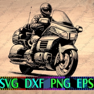 Goldwing SVG DXF EPS Png Download, Printable, Editable Vector, Ready ...
