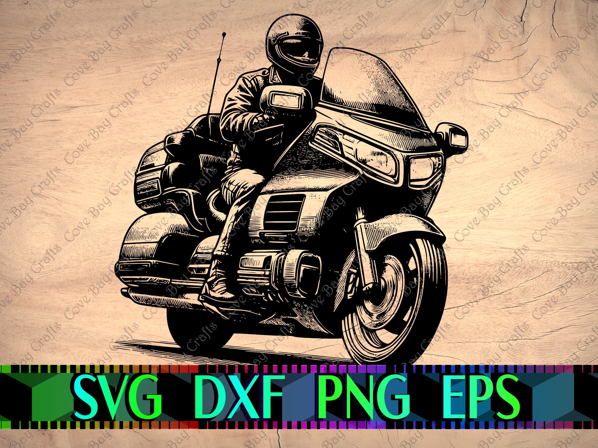 Goldwing SVG DXF EPS Png Download, Printable, Editable Vector, Ready ...