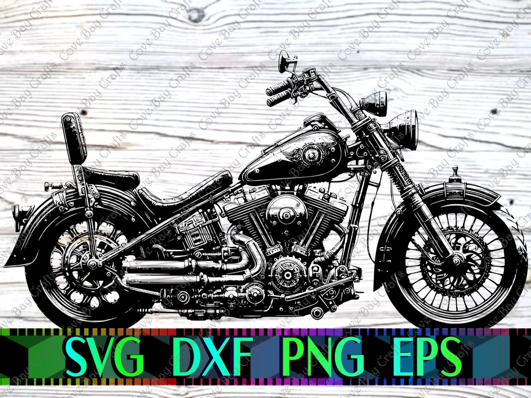 Chopper SVG DXF EPS Png Download, Printable, Editable Vector, Ready for ...