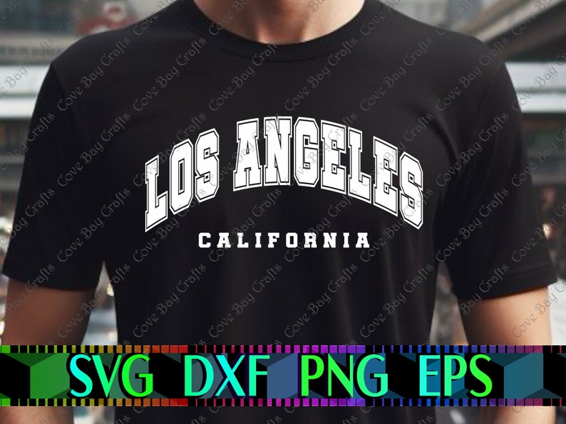 Los Angeles SVG DXF EPS Png Download, Printable, Cuttable, Editable ...