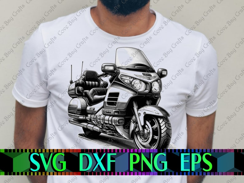 Goldwing SVG DXF EPS Png Download, Printable, Editable Vector, Ready ...