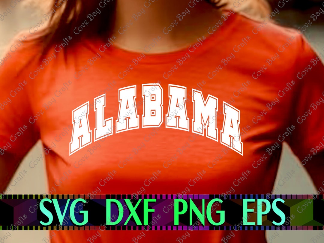 Alabama Design SVG DXF EPS Png Download, Printable, Editable Vector ...