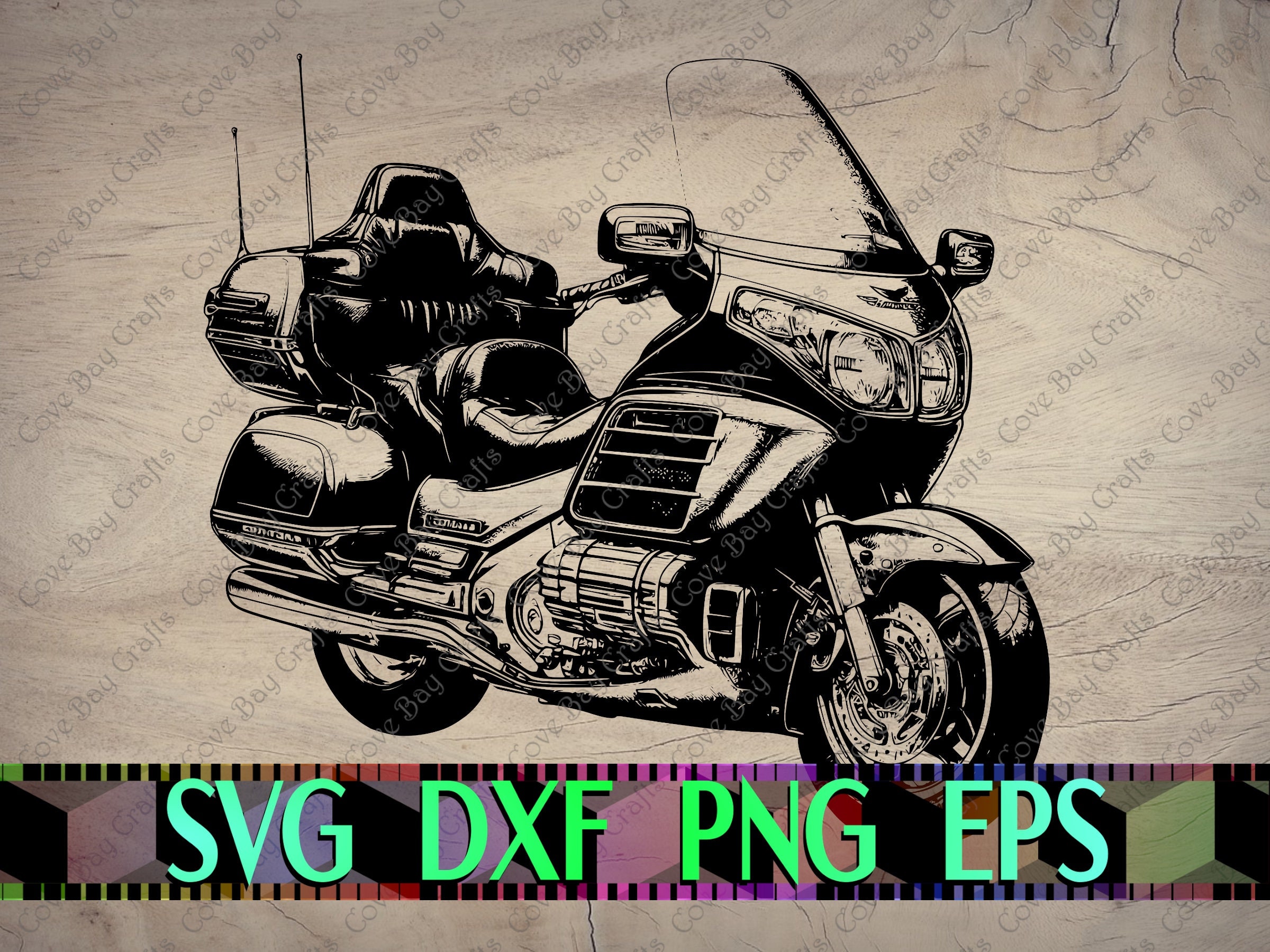 Goldwing SVG DXF EPS Png Download, Printable, Editable Vector, Ready ...