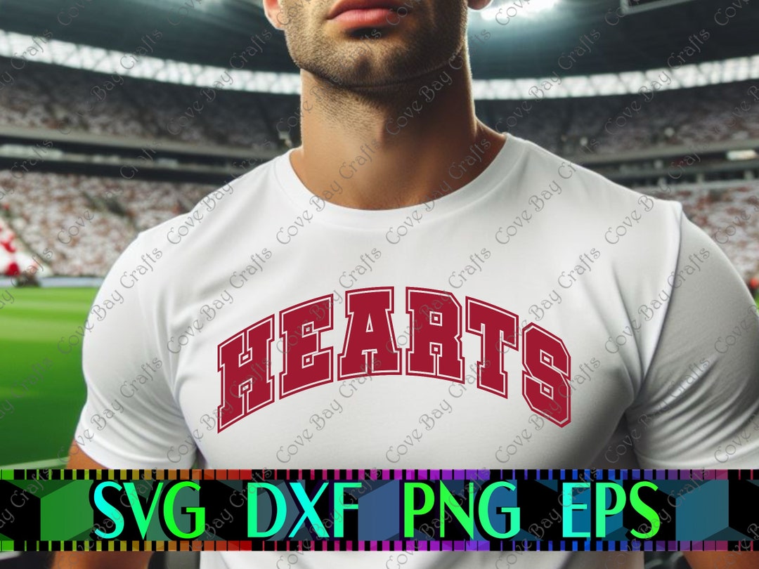 Hearts SVG Dxf EPS Png Download, Printable, Cuttable, Editable Vector ...
