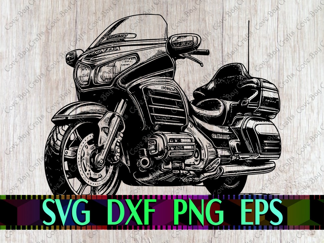 Goldwing SVG DXF EPS Png Download, Printable, Editable Vector, Ready ...