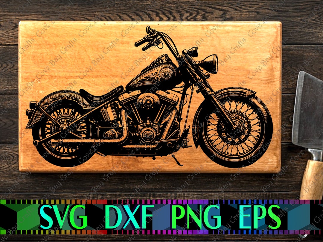 Chopper SVG DXF EPS Png Download, Printable, Editable Vector, Ready for ...