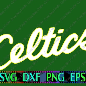 Celtics SVG DXF EPS Png Printable, Cuttable, Editable Vector, Ready for ...