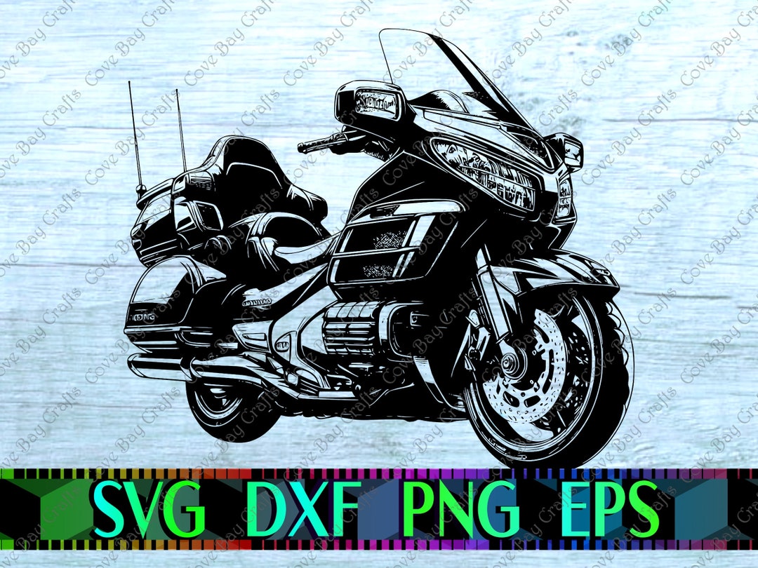 Goldwing SVG DXF EPS Png Download, Printable, Editable Vector, Ready ...