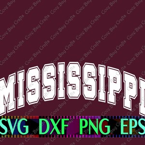 Mississippi SVG DXF EPS Png Download, Printable, Cuttable, Editable ...