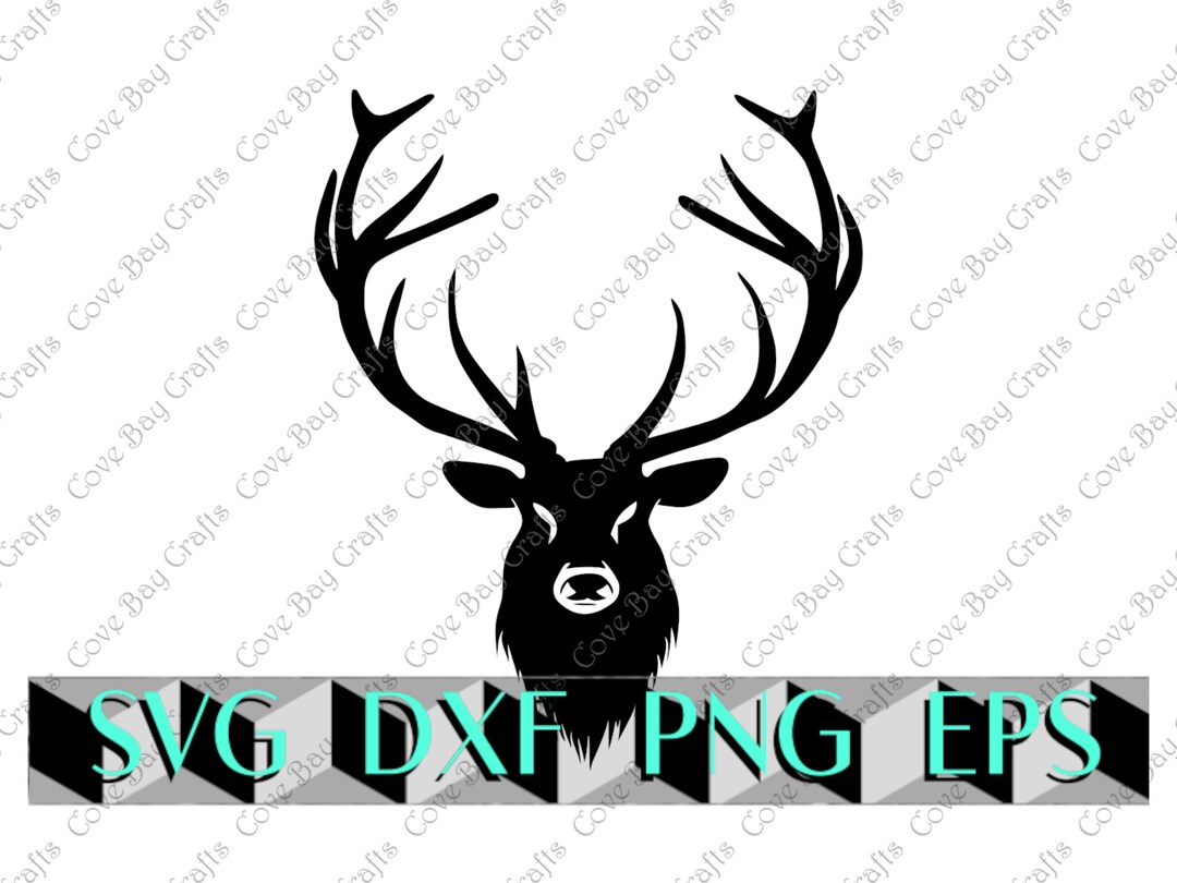 Stag SVG DXF EPS Png Download Printable Cuttable Editable - Etsy Australia