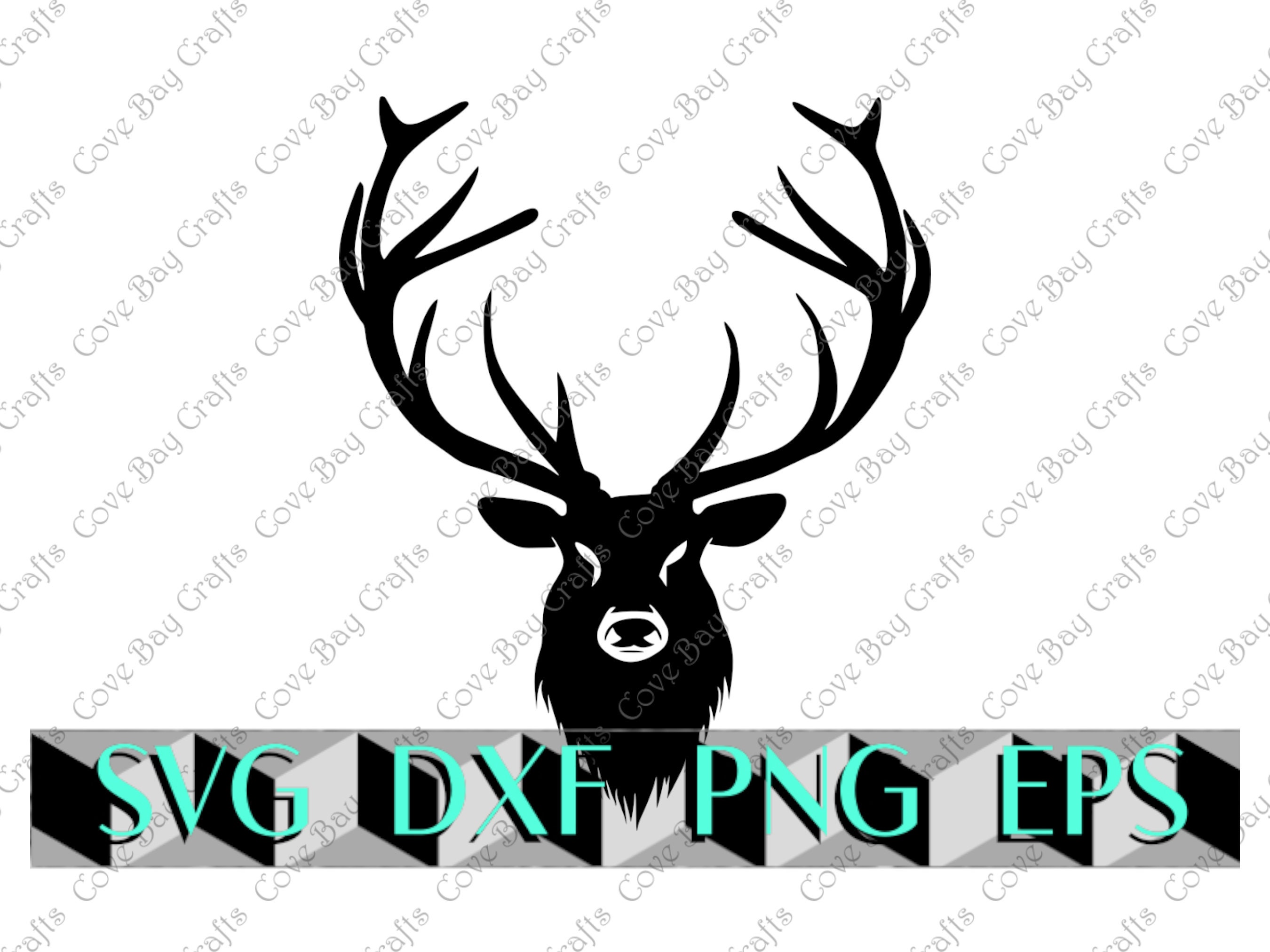 Stag SVG DXF EPS Png Download Printable Cuttable Editable - Etsy Australia