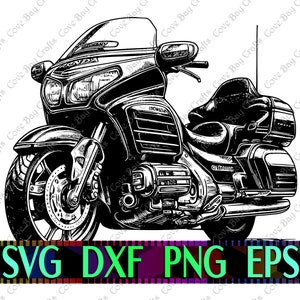 Goldwing SVG DXF EPS Png Download, Printable, Editable Vector, Ready ...