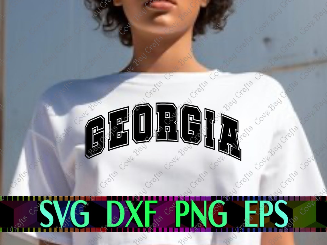 Georgia SVG DXF EPS Png Download, Printable, Cuttable, Editable Vector ...