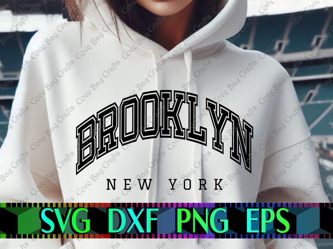 Brooklyn SVG DXF EPS Png Download, Printable, Cuttable, Editable Vector ...