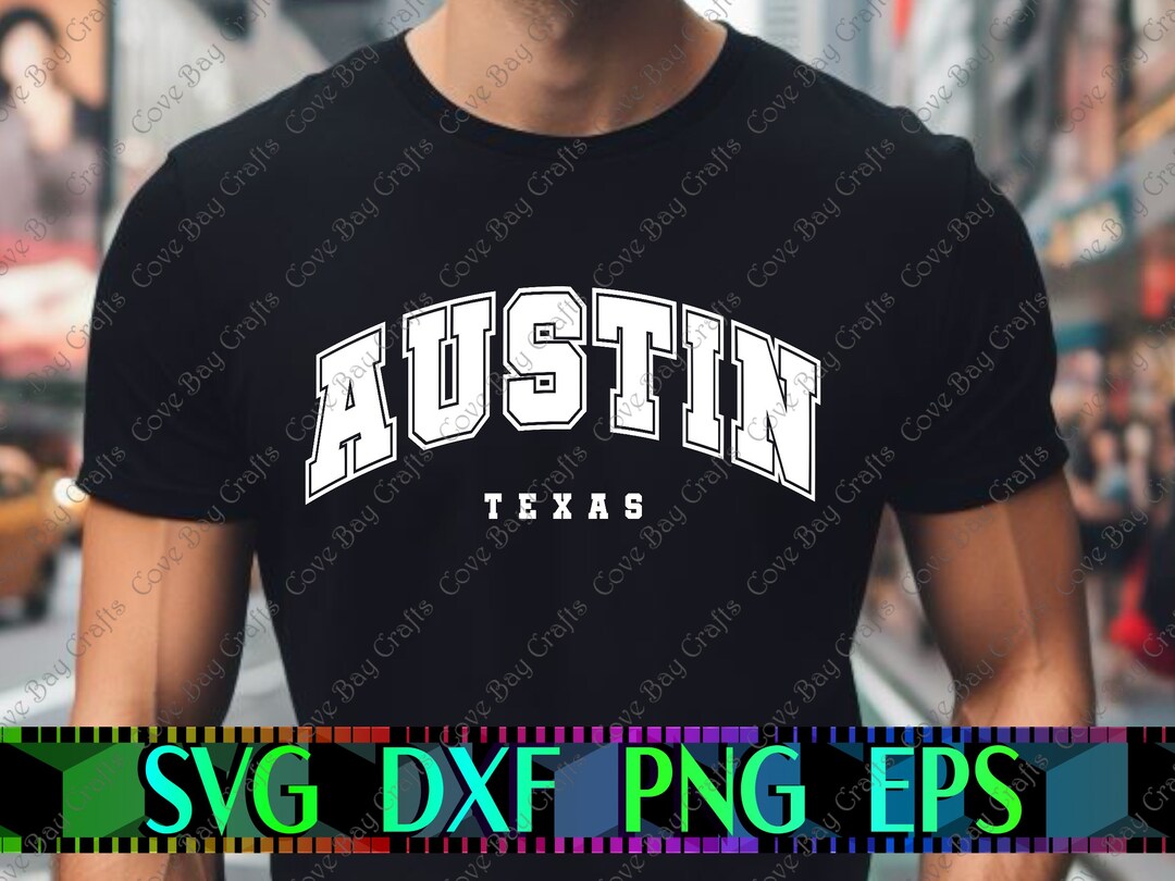 Austin SVG DXF EPS Png Download, Printable, Editable Vector, Ready for ...
