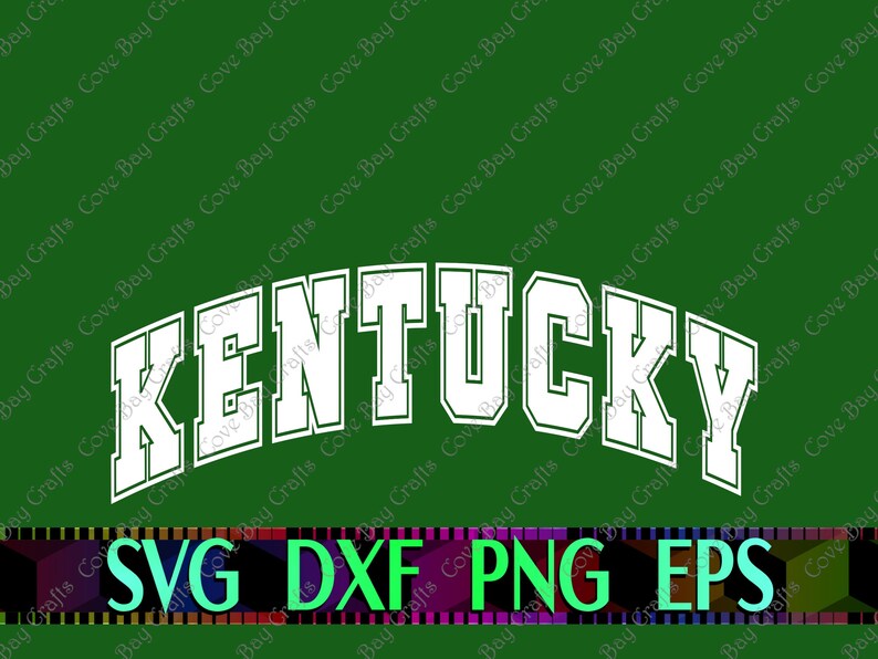 Kentucky SVG DXF EPS Png Download, Printable, Cuttable, Editable Vector ...