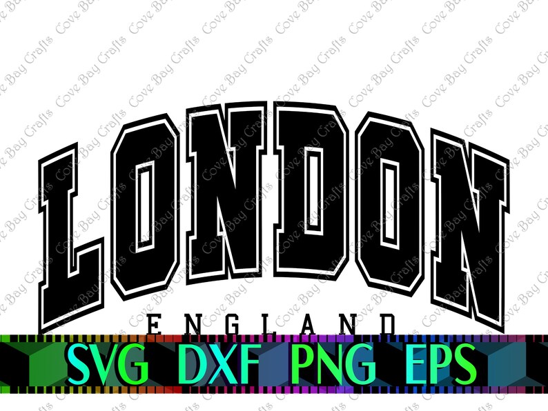 London SVG DXF EPS Png Download, Printable, Cuttable, Editable Vector ...
