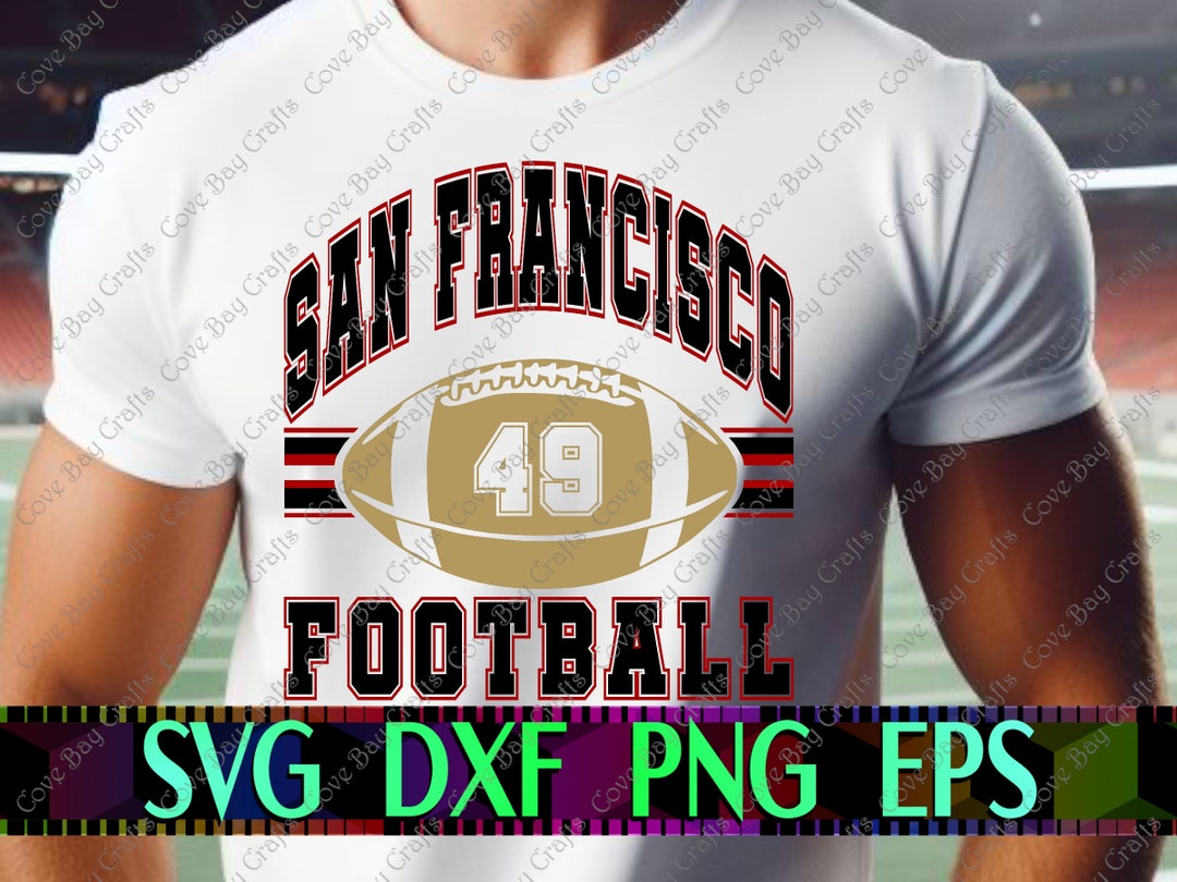San Francisco Football Design SVG DXF EPS Png Download, Printable ...