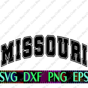 Missouri SVG DXF EPS Png Download, Printable, Cuttable, Editable Vector ...