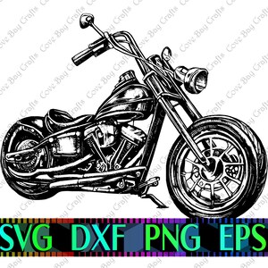 Chopper SVG DXF EPS Png Download, Printable, Editable Vector, Ready for ...