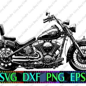 Chopper SVG DXF EPS Png Download, Printable, Editable Vector, Ready for ...