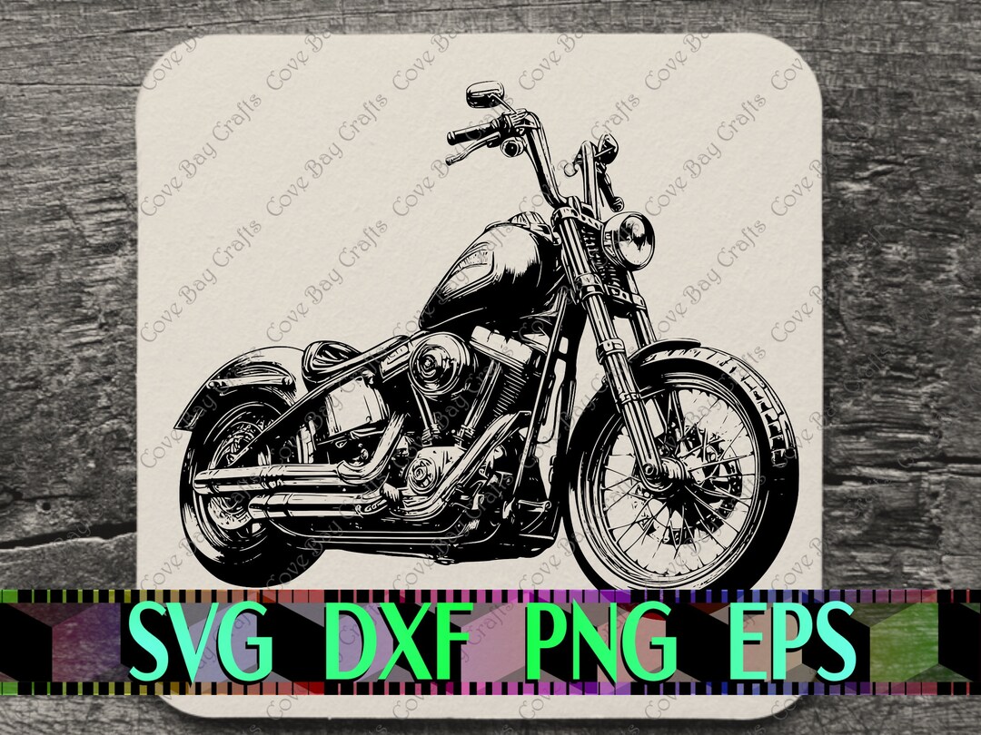 Chopper SVG DXF EPS Png Download, Printable, Editable Vector, Ready for ...