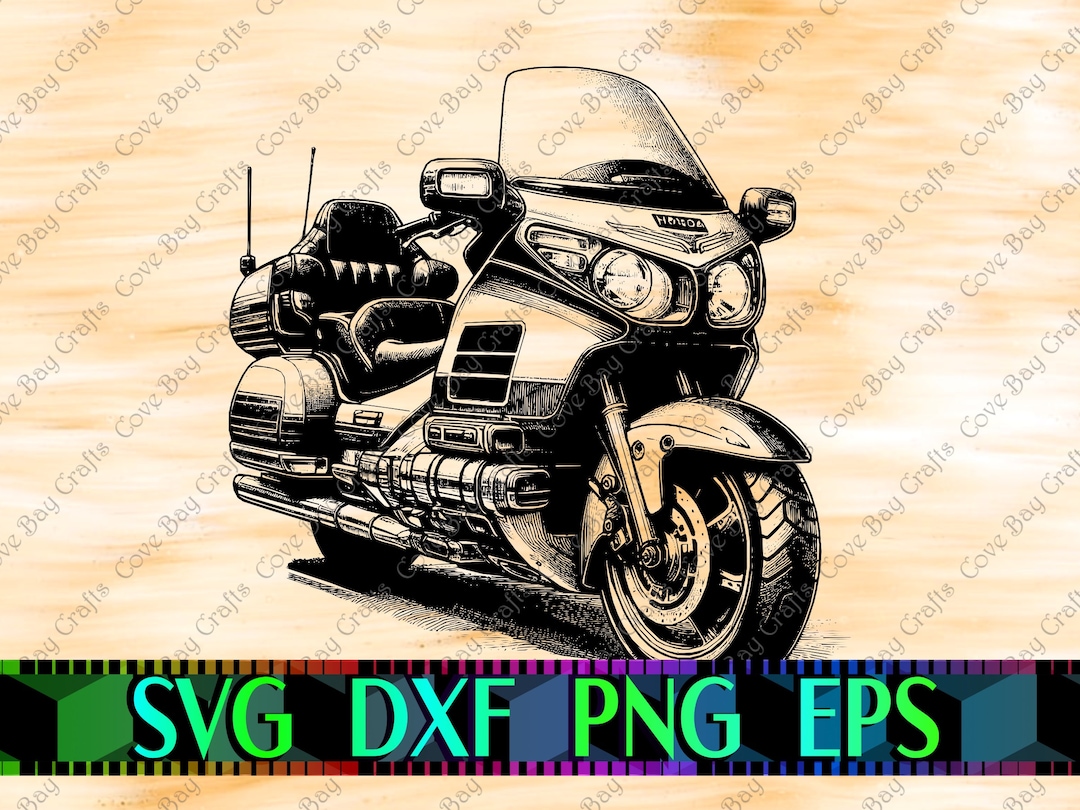 Goldwing SVG DXF EPS Png Download, Printable, Editable Vector, Ready ...