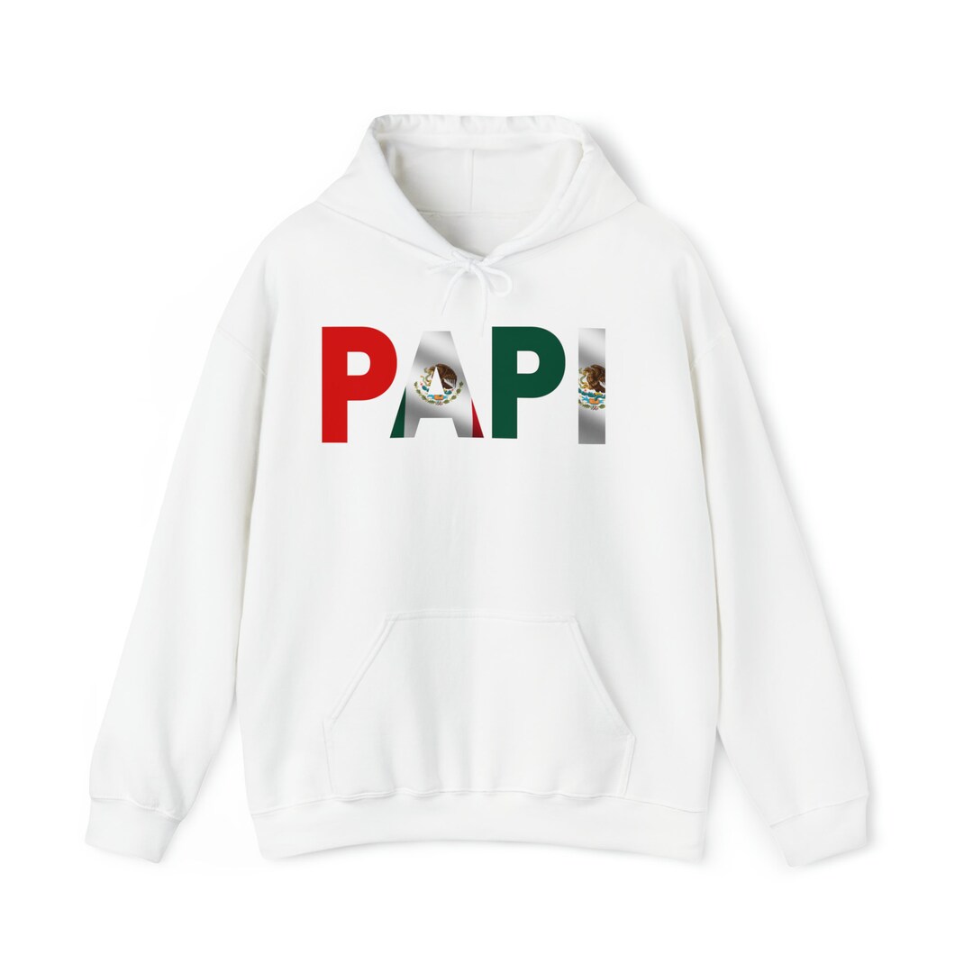 Papi Mexican Flag Hoodie, Latino Dad Gift - Etsy