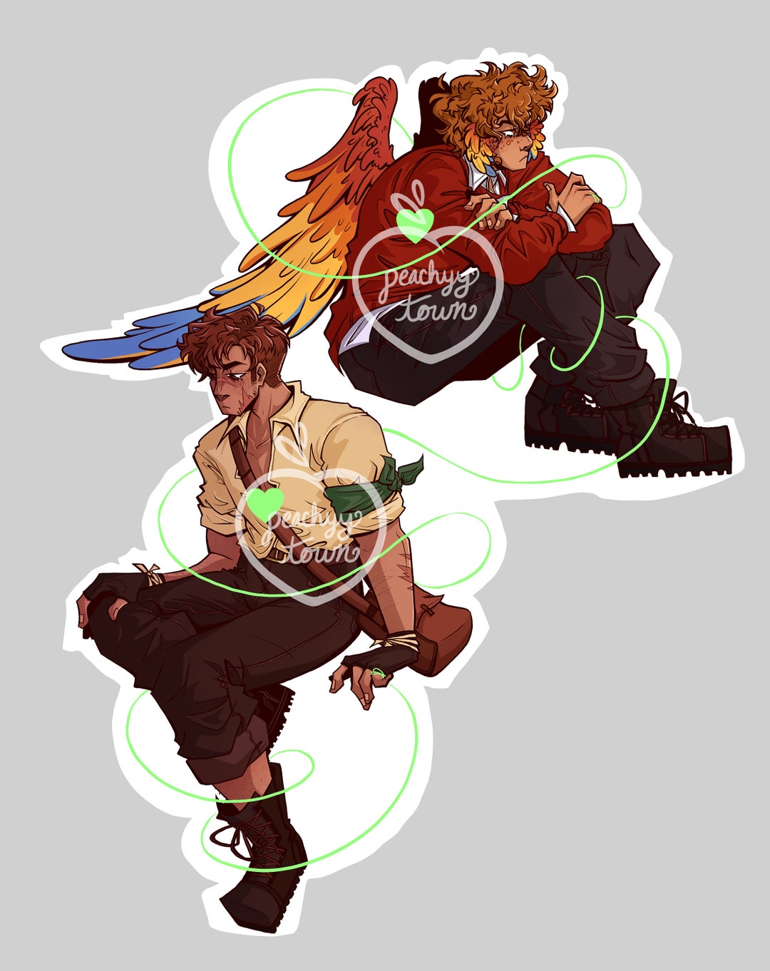 Desertduo Sticker Double Life/life Smp - Etsy