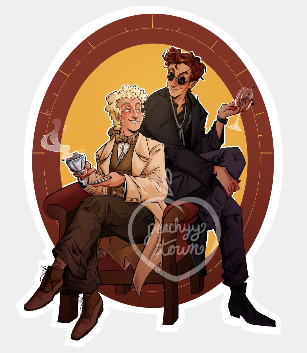 Good Omens Sticker/print - Etsy