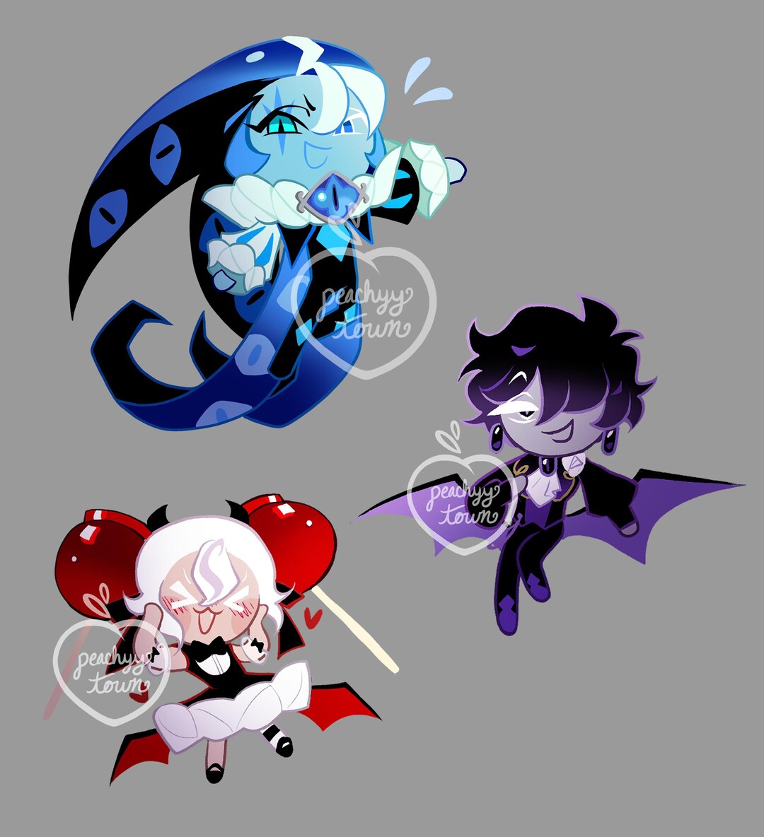CRK Deceit Trio Stickers - Etsy