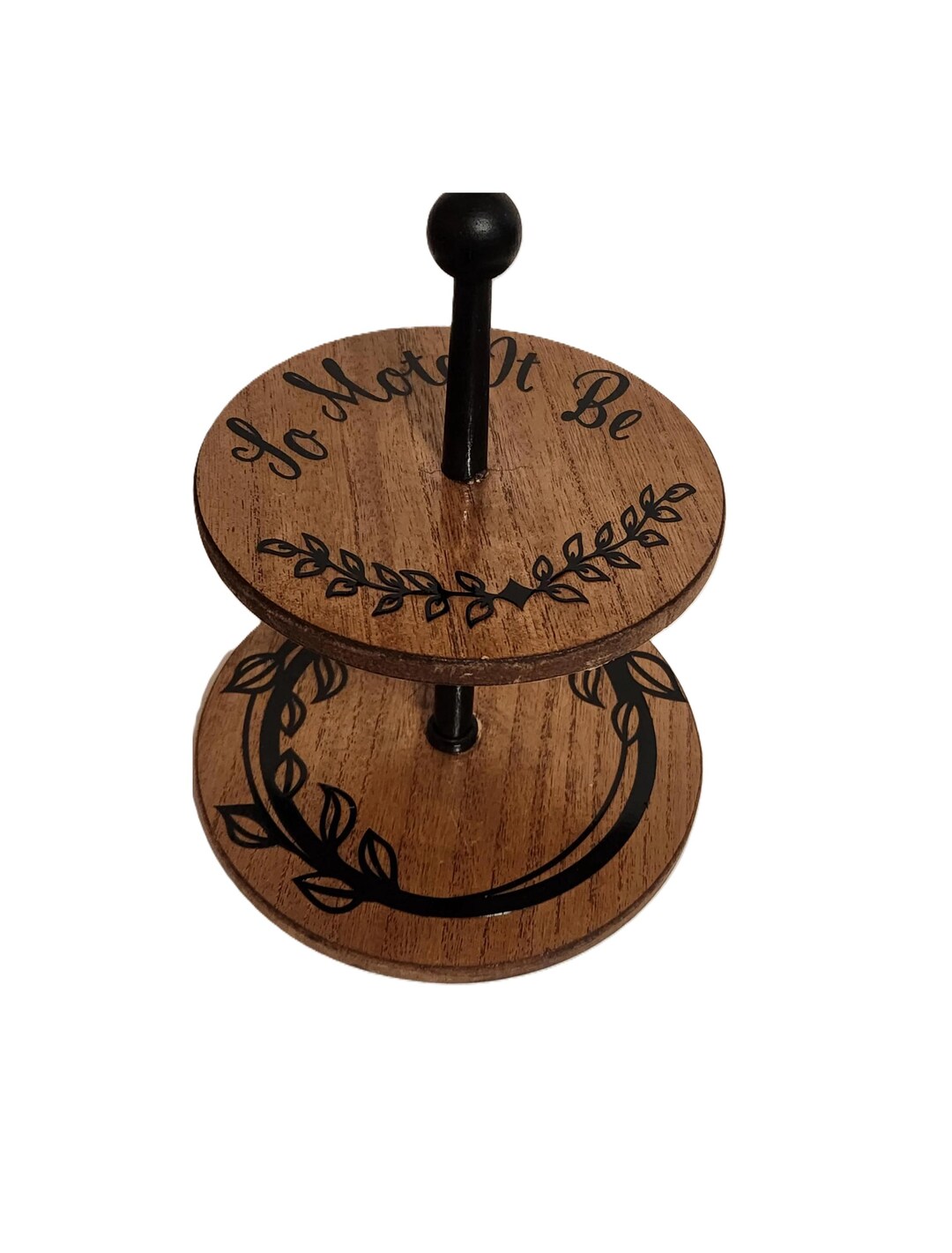 So Mote It Be - 2 Tier Wooden Lazy Susan / Display Shelf - Etsy