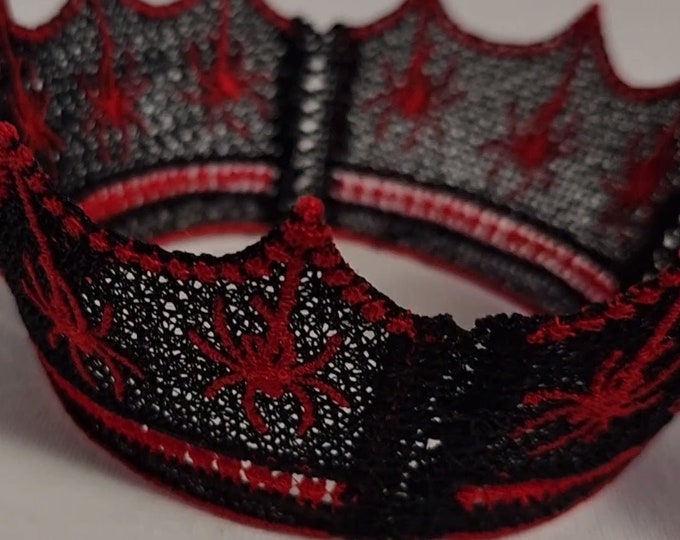 Black Widow Spider Crown Gothic Spider Queen Crown Spider - Etsy