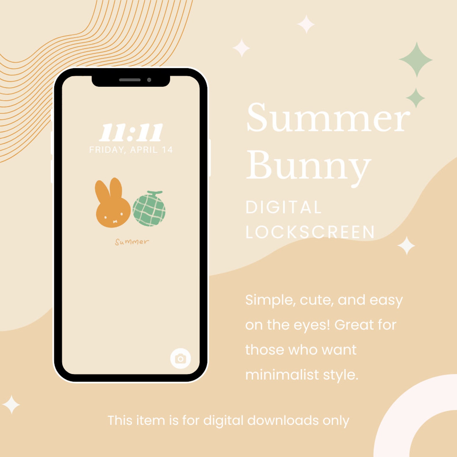 Miffy Inspired Bunny Wallpaper Background Phone Lockscreen Wallpaper ...