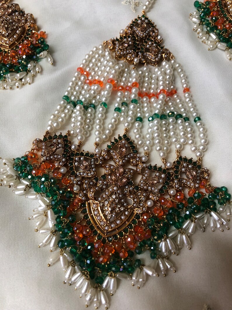 Tropical Zest Mehndi Jewellery Set - Etsy