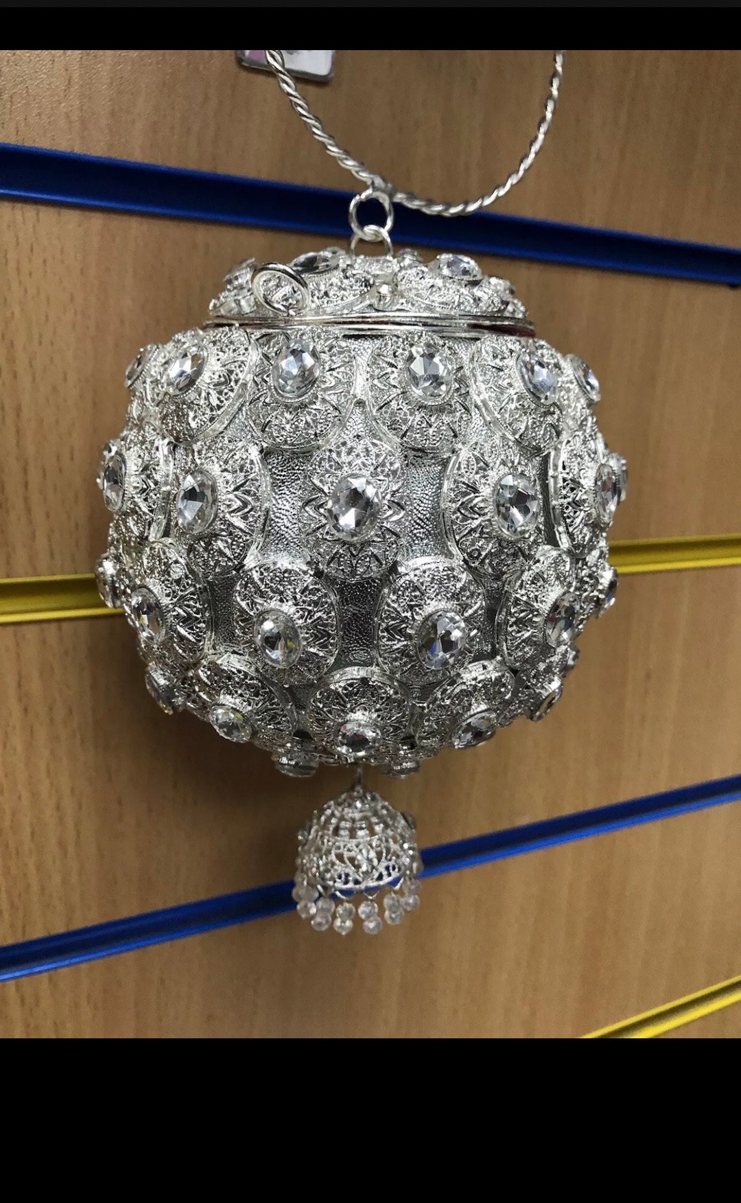Indian Pakistani Bridal Clutch Handbag Silver Colour - Etsy