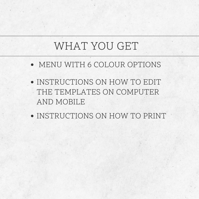 Editable Menus: Dinner, Bar Food and Dessert Menus | for Restaurants ...
