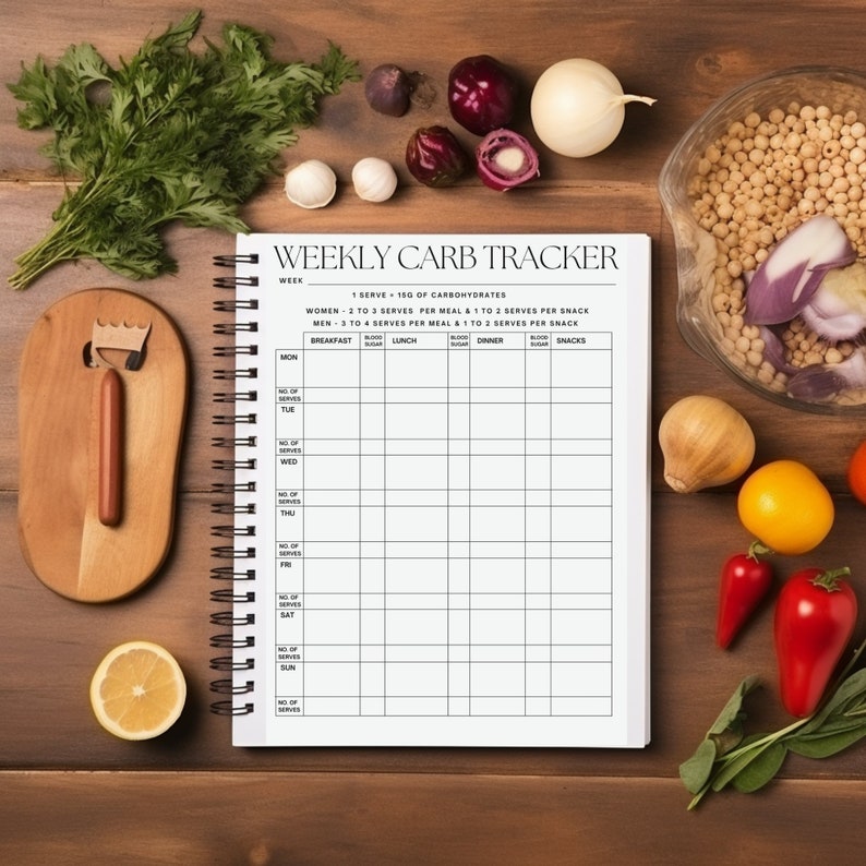 Printable Diabetic Meal Planner: Manage Gestational Diabetes | Track ...