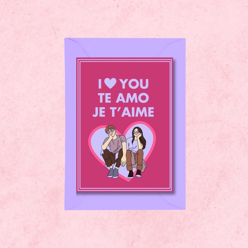 Modern Anniversary Card Set | I Love You Printable (digital Download ...