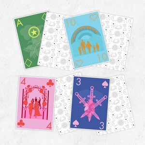 Printable Cartomancy Deck | Cartomancy Cards | Tarot Cards | Tarot ...