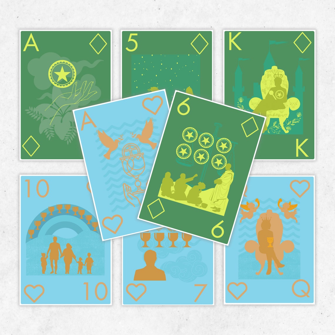 Printable Cartomancy Deck | Cartomancy Cards | Tarot Cards | Tarot ...