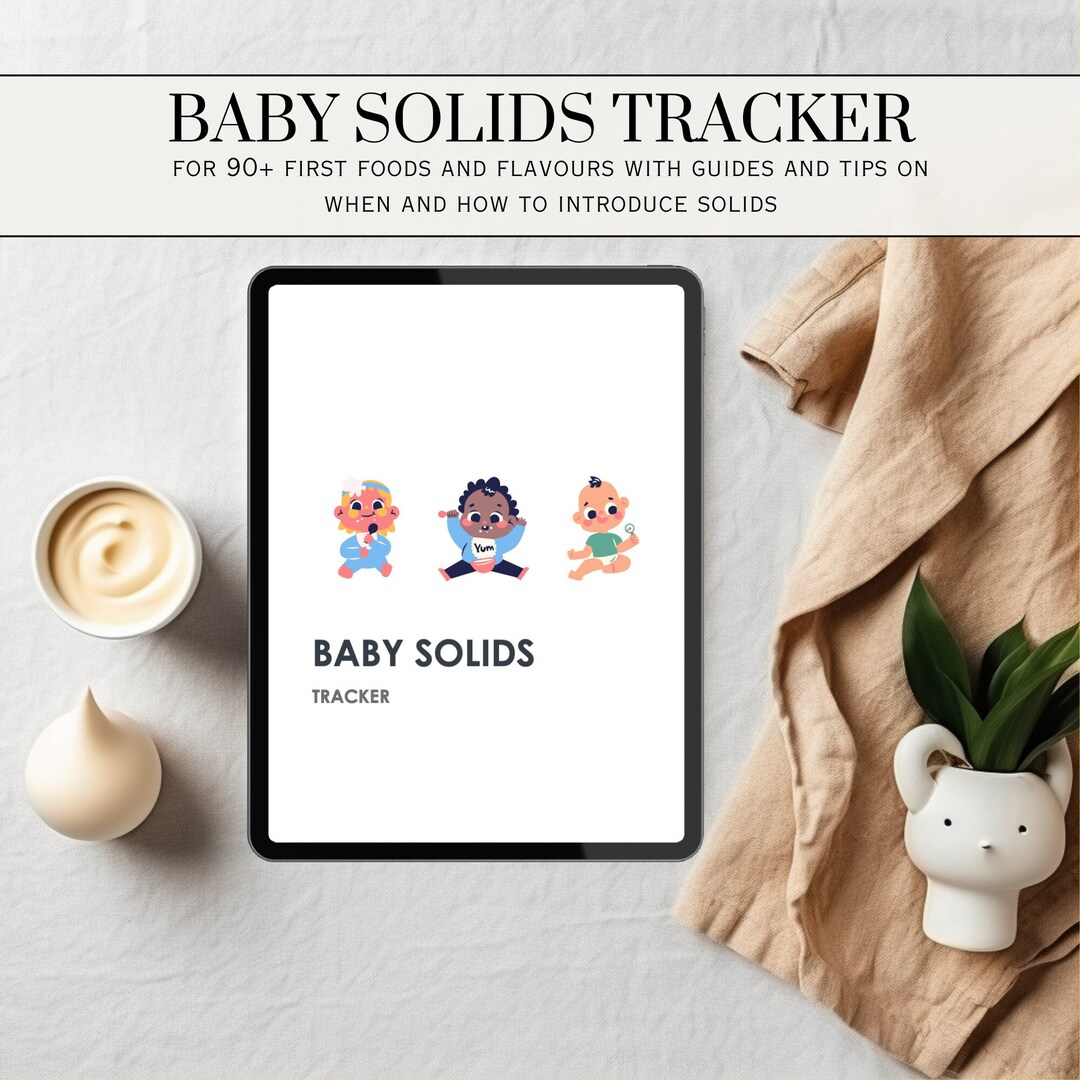 Baby Food Tracker: First Solids Guide & Journal (digital PDF) - Etsy