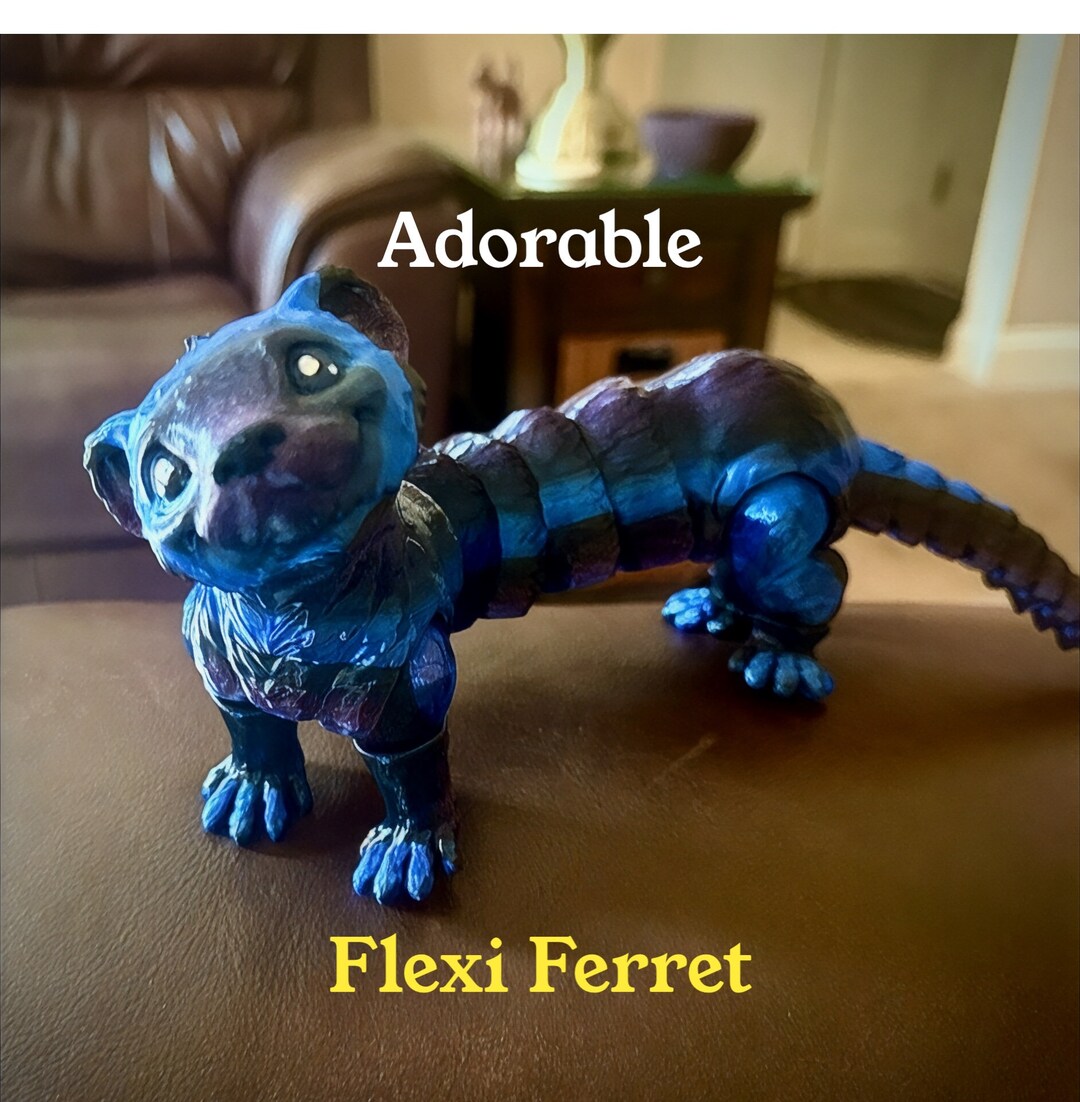 Flexi Ferrett Just Grab It and Give It a Wiggle Articulating Fidget Toy ...