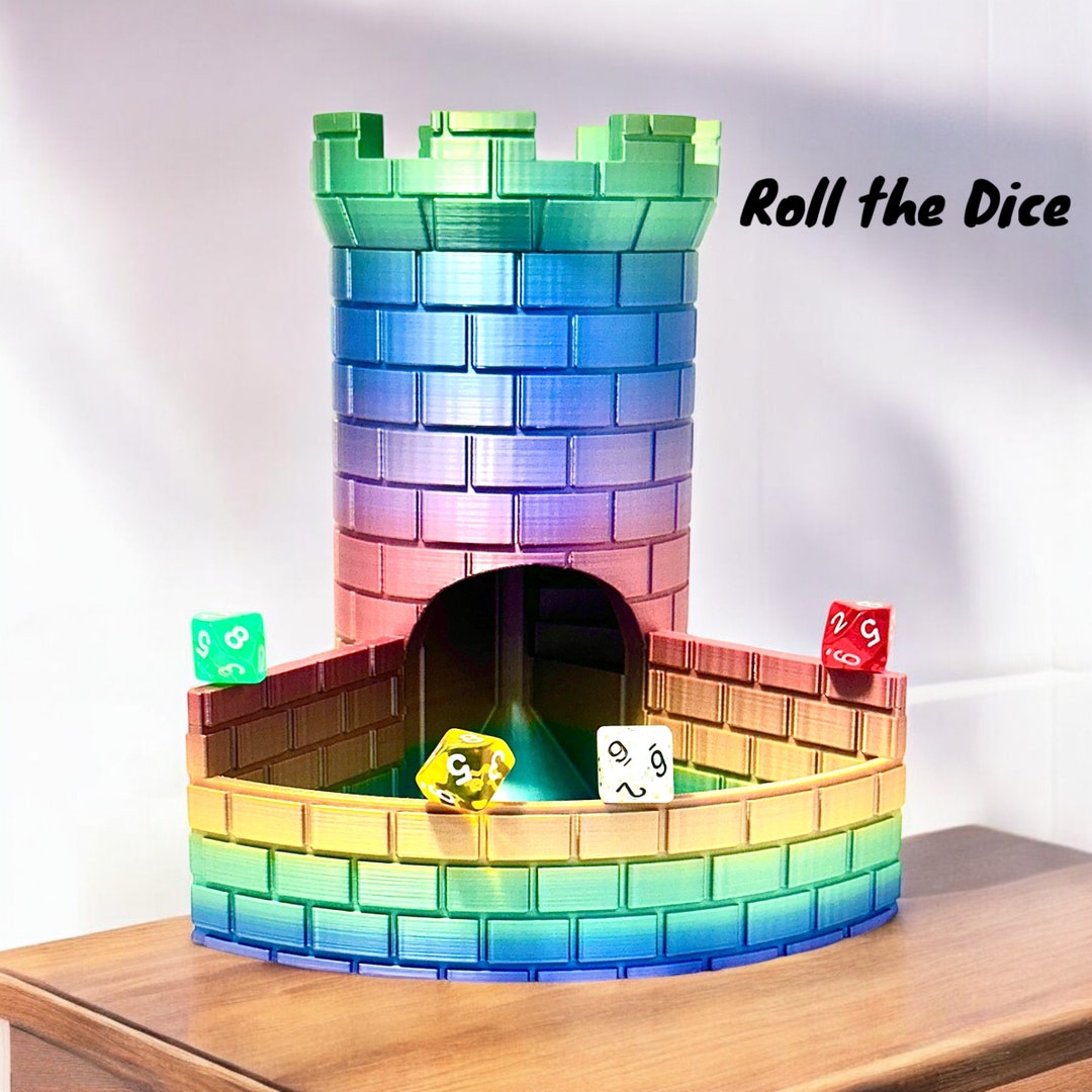 Castle Dice Tower | 3D Printed Fantasy Tabletop RPG Accessory ...