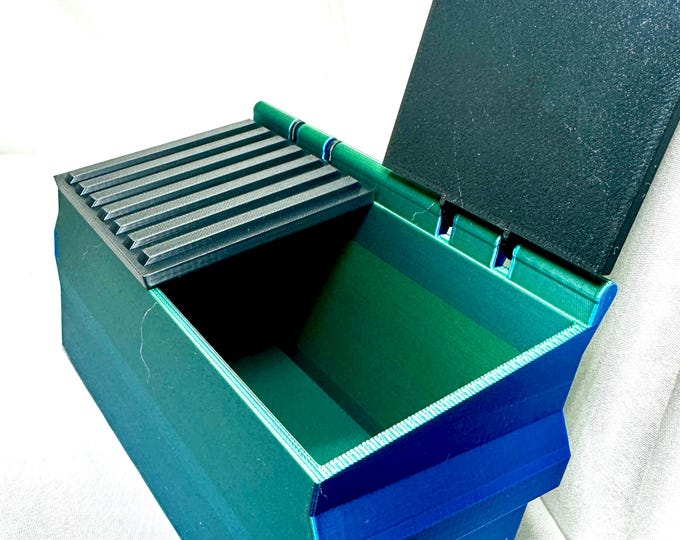 3D Printed Mini Dumpster Desk Organizer With Snap-on Lids - Etsy