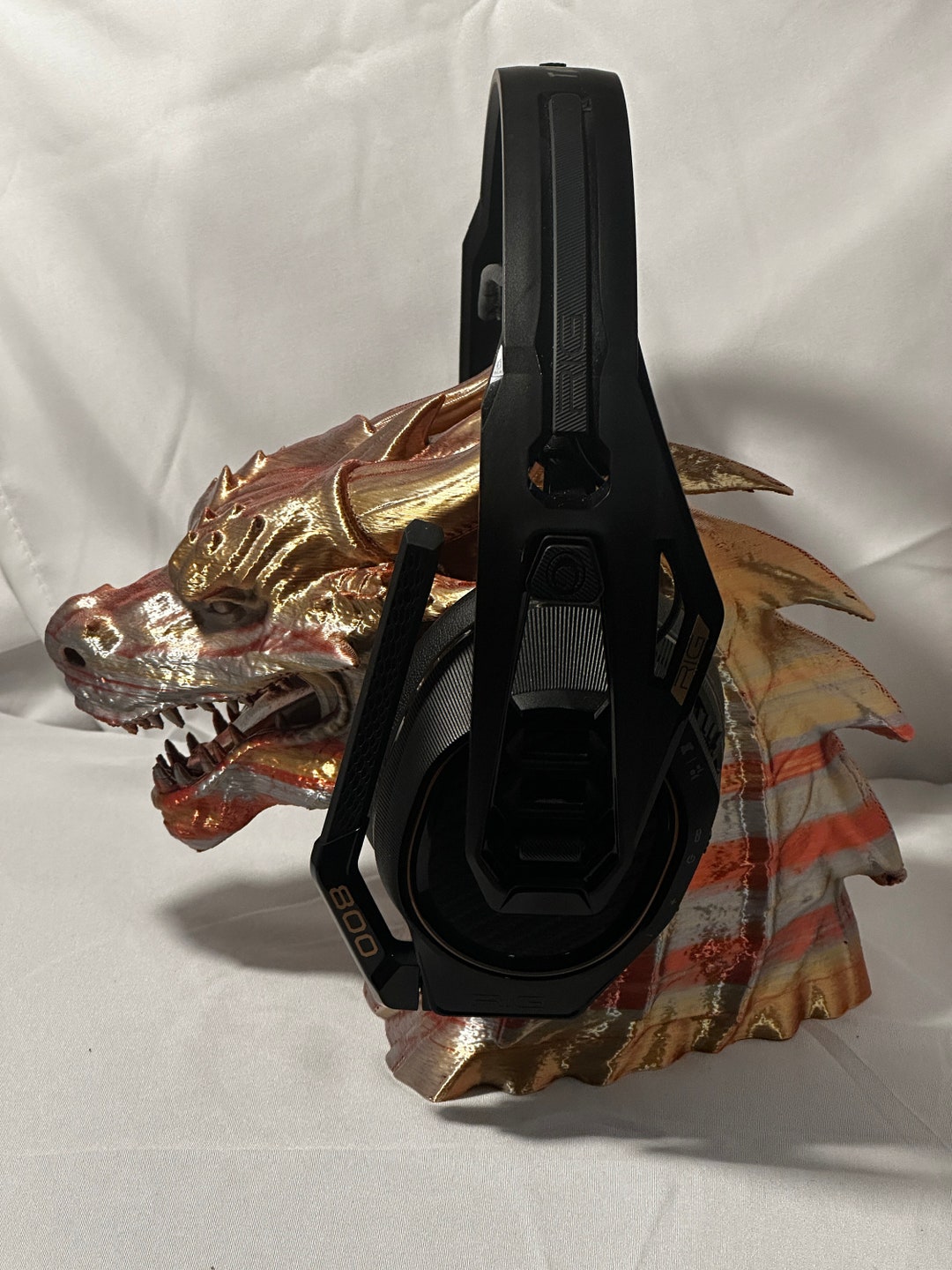 Dragon Head Bust Detailed Fantasy Decor, Enchant Your Space With a 3D ...