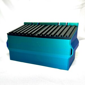 3D Printed Mini Dumpster Desk Organizer With Snap-on Lids - Etsy