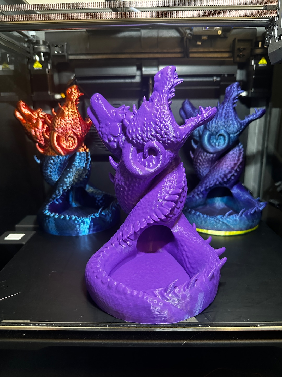 Dueling Dragons Dice Tower 3D Printed Tabletop Gaming Double Headed ...
