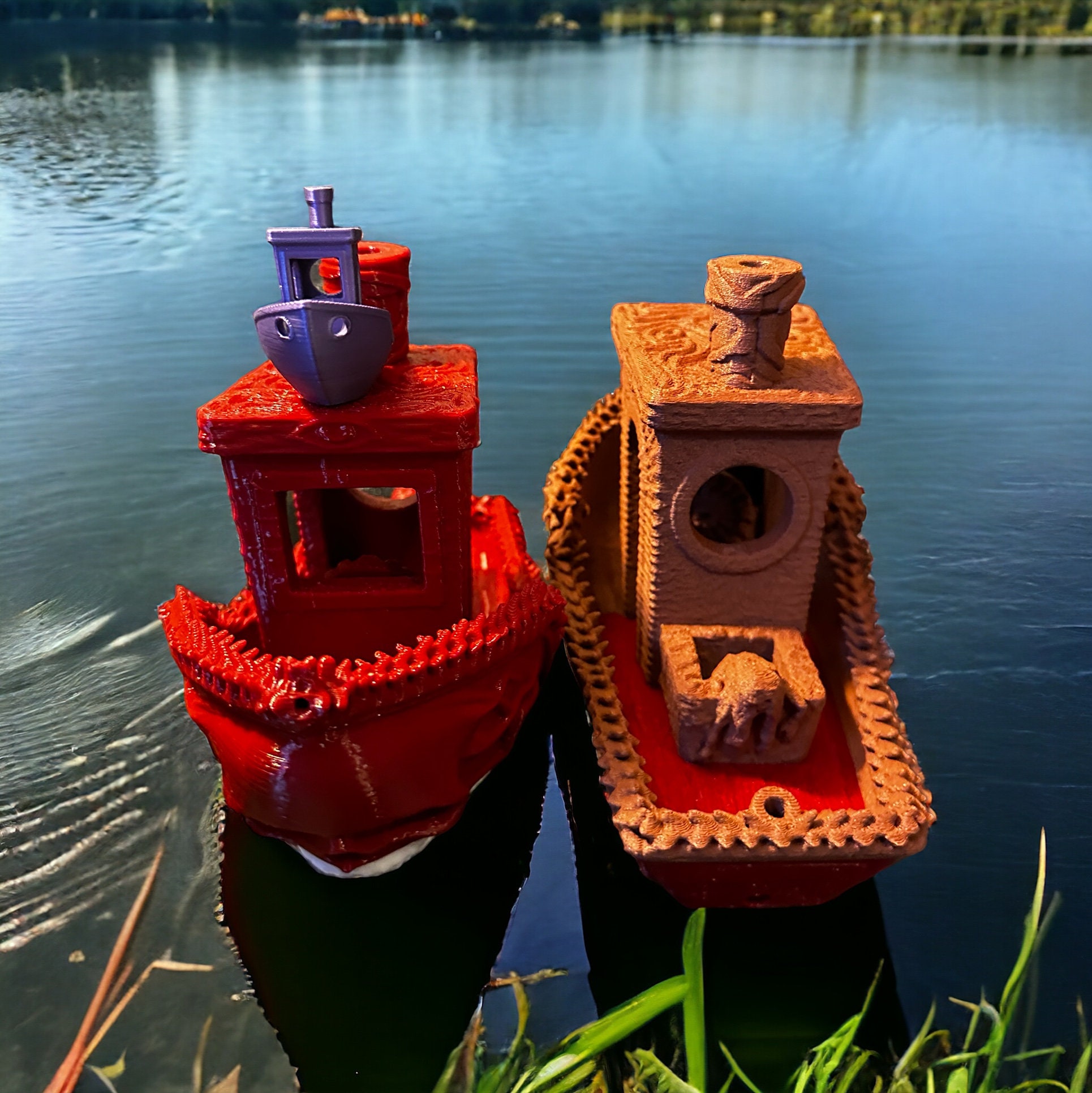 3D Printed Benchy Ghost-ship, Pirate Ship Themed Toy Boat, Multiple ...